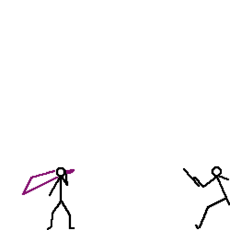 Animated Stick Figures Fighting