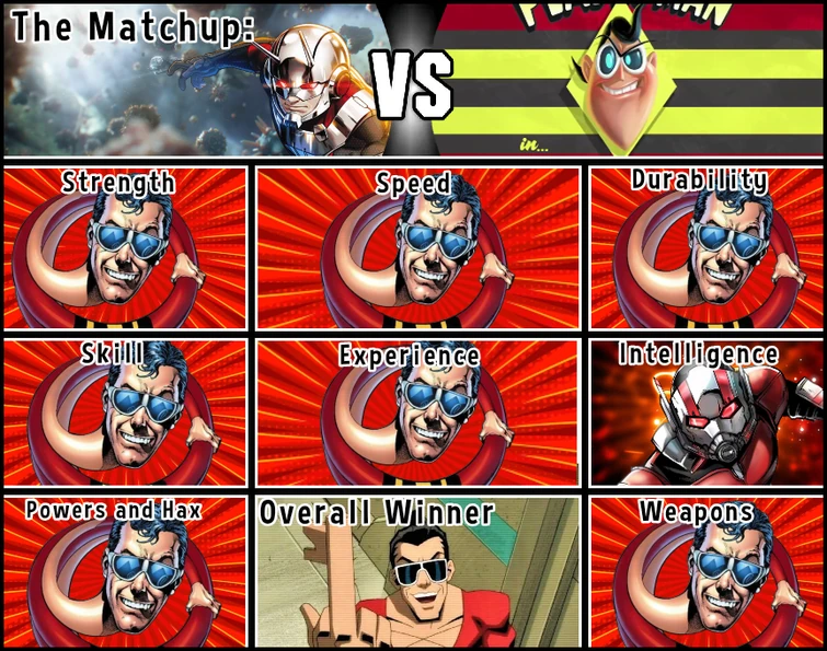 Scott Lang VS Plastic Man Debate Chart | Fandom