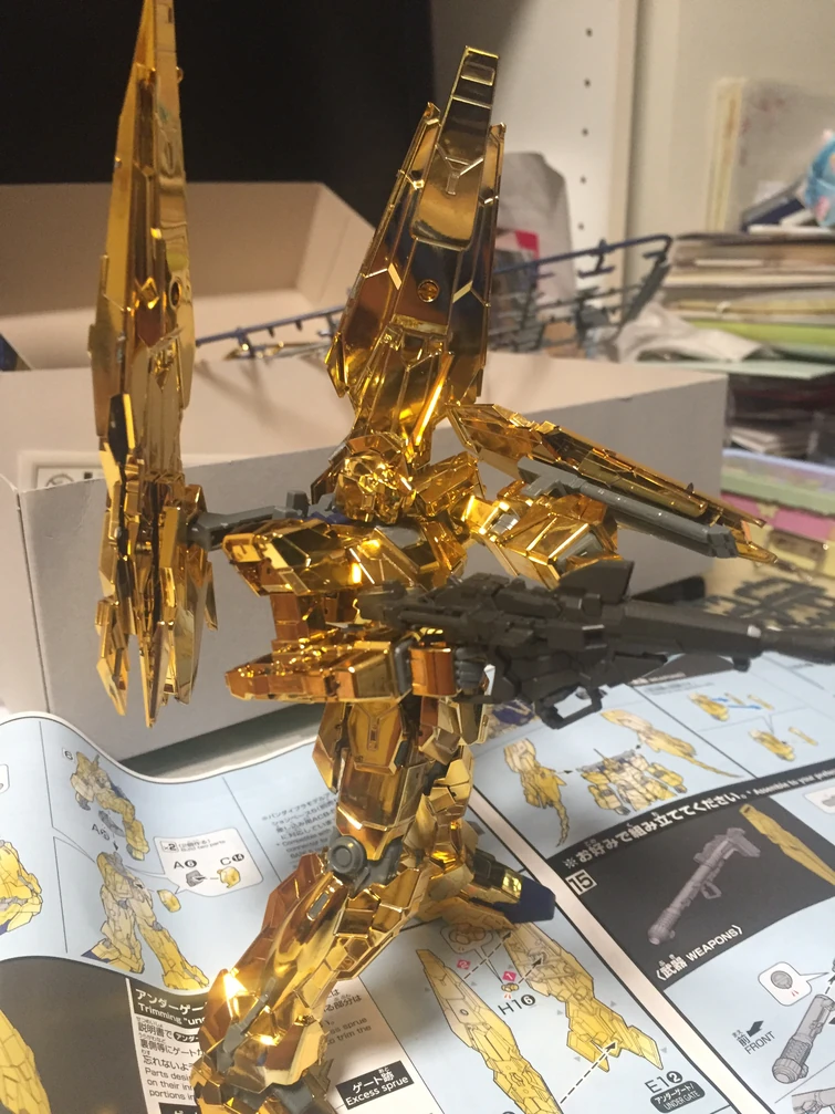 Just finished the phenex. The nub marks ..... when did Bandai start ...