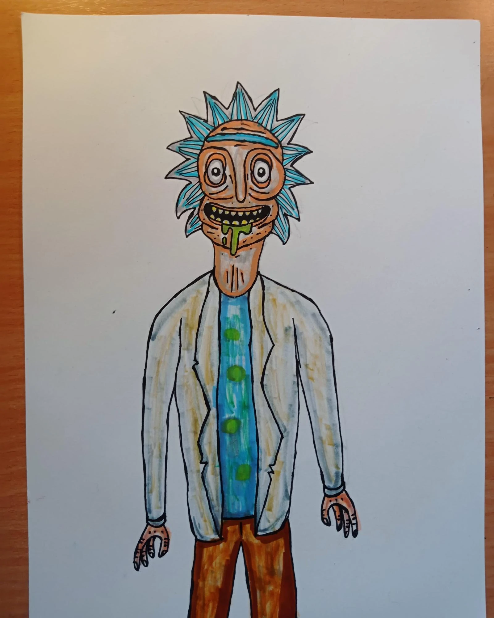 Creepy Rick artwork | Fandom