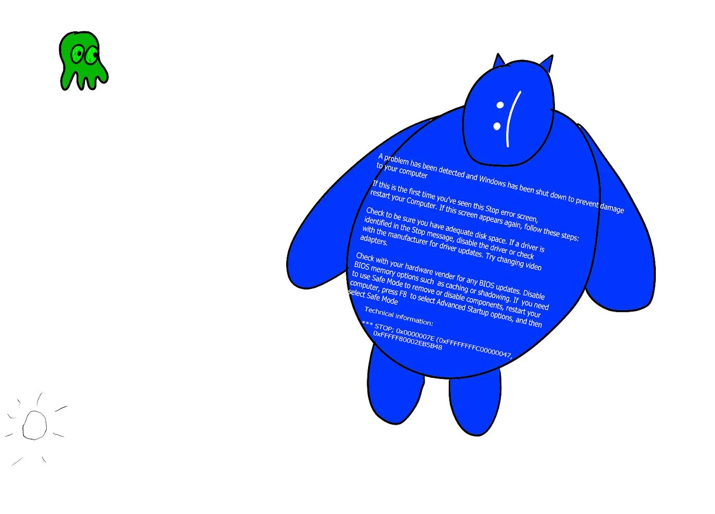 Fat planet blue screened | Fandom