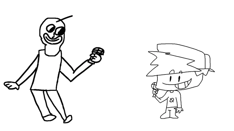 Uncolored Funkin’ - Bldi | Fandom