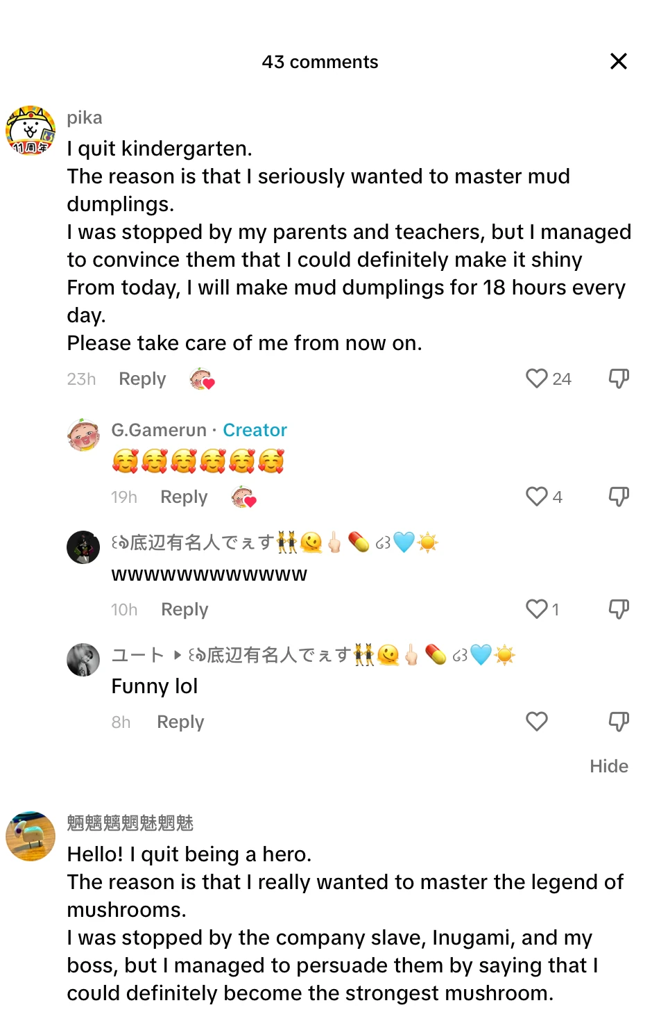 never translate tiktok comments | Fandom