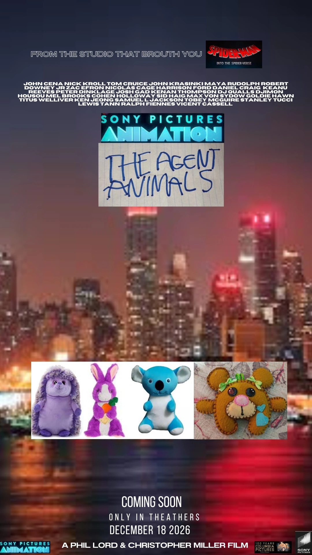 The Agent Animals Movie film Columbia pictures Sony Pictures animation ...