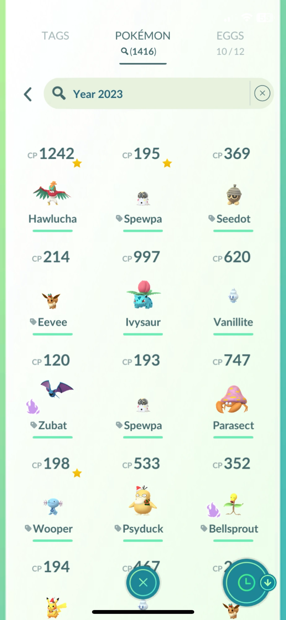 How many Pokémon did you get in 2022 and 2023? | Fandom