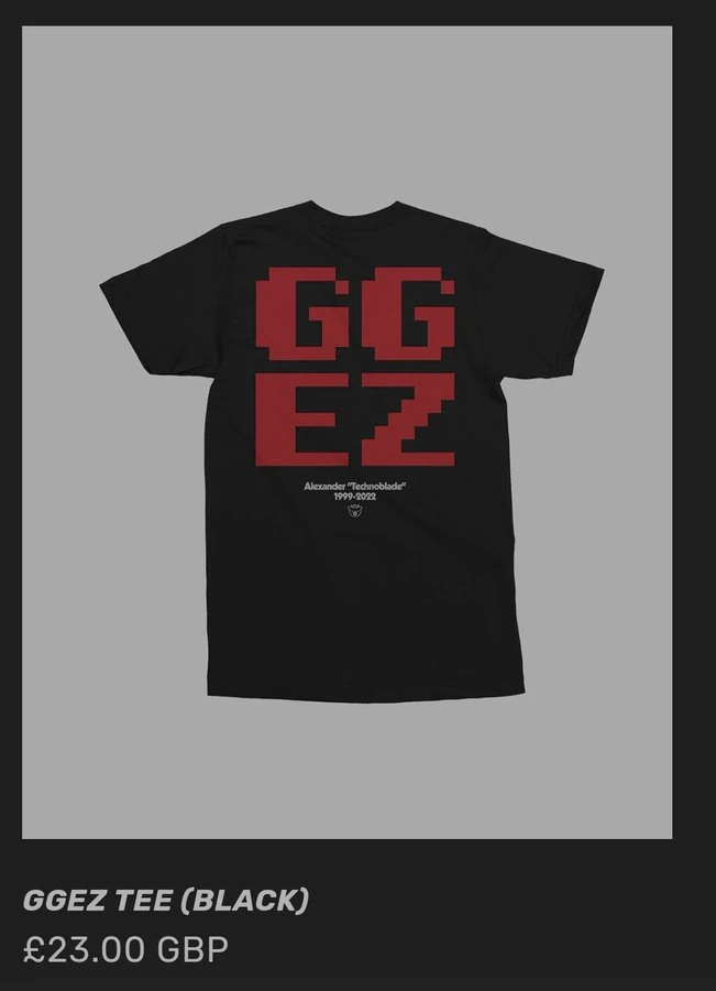I will never have more respect for Techno for calling his final merch “gg ez” | Fandom