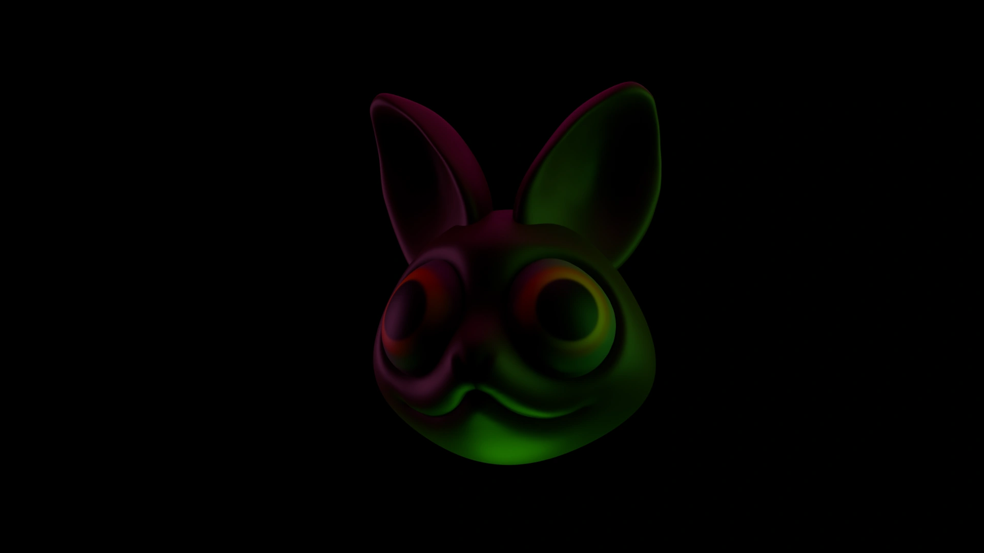 I tried to make a cute cat but ended up making a demonic bunny thing ...