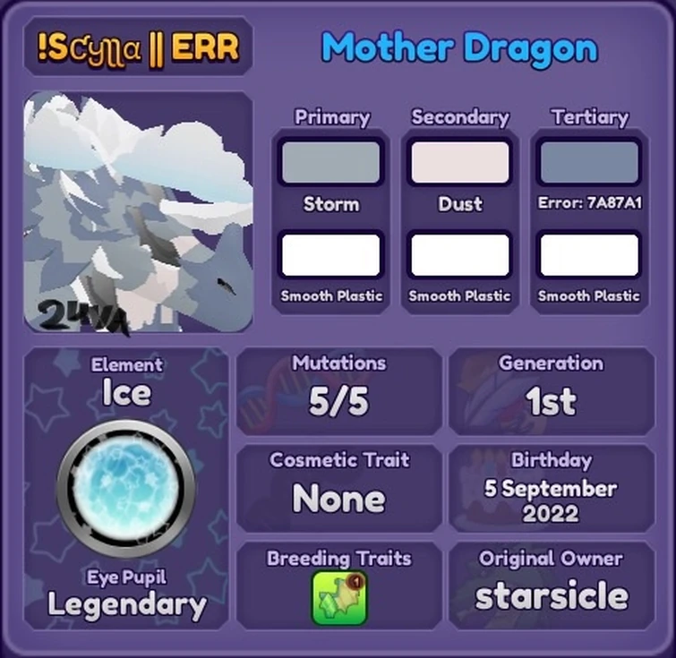 LF ANY flare error dragon for these (1-1.2bil total value) | Fandom