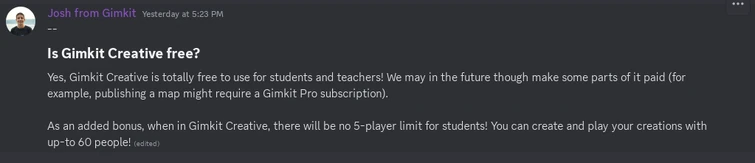 Gimkit Creative FAQ | Fandom