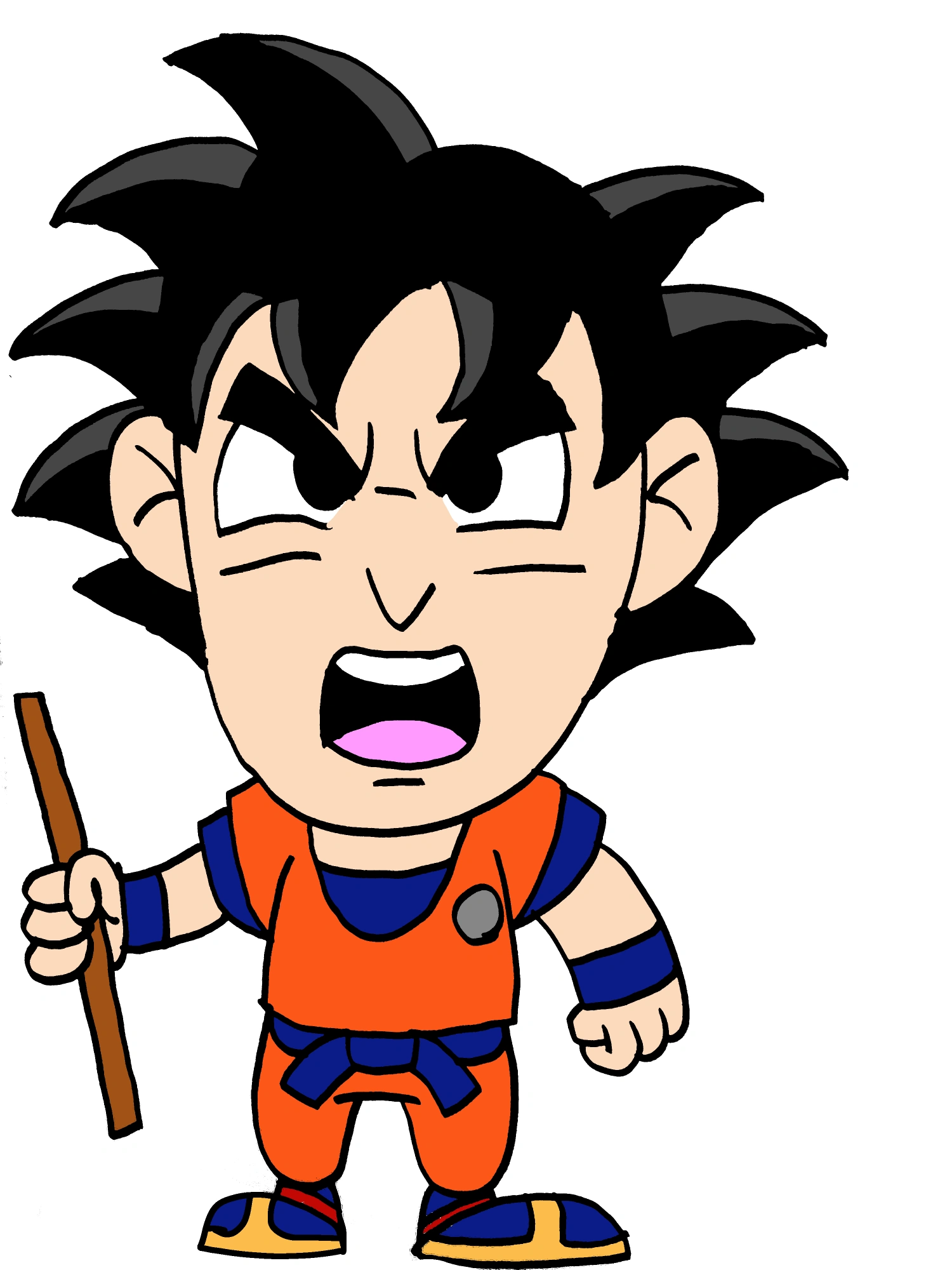 My drawing of Goku | Fandom