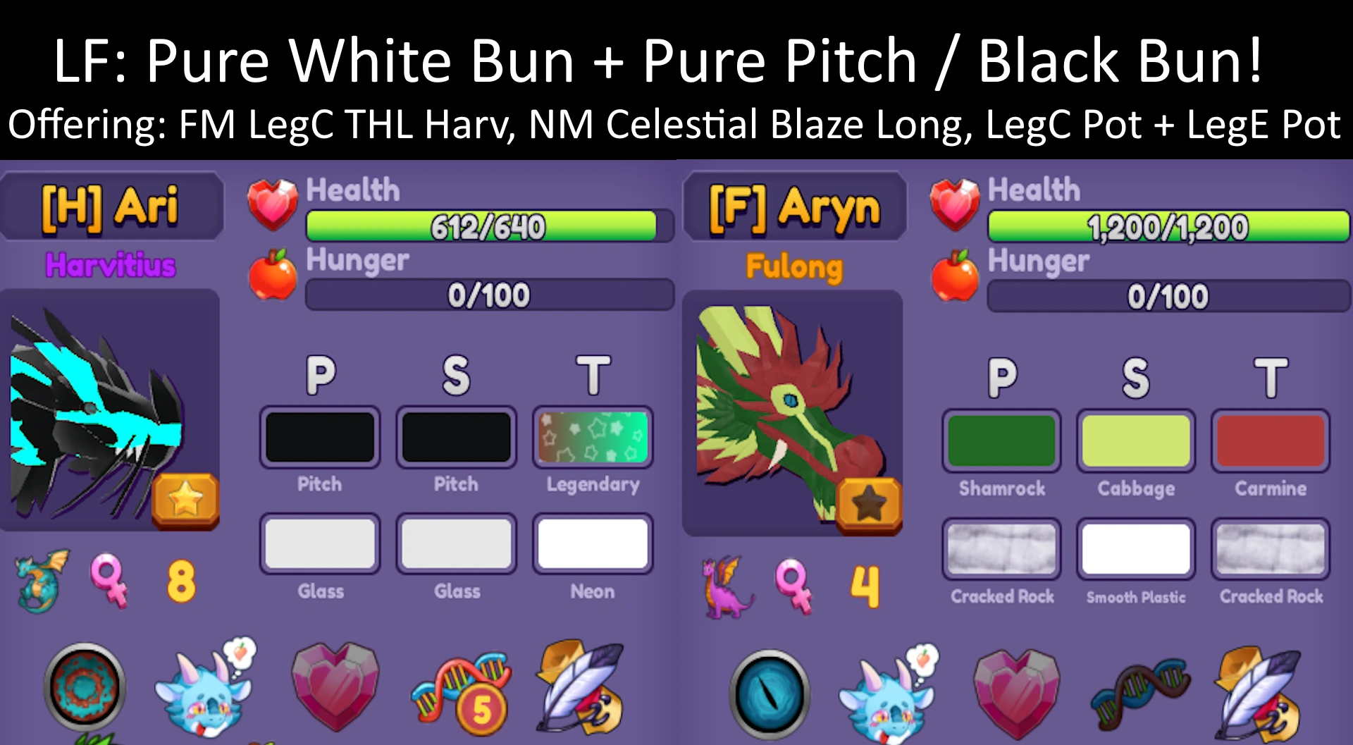 LF: Pure White Bun + Pure Pitch / Black Bun | Fandom