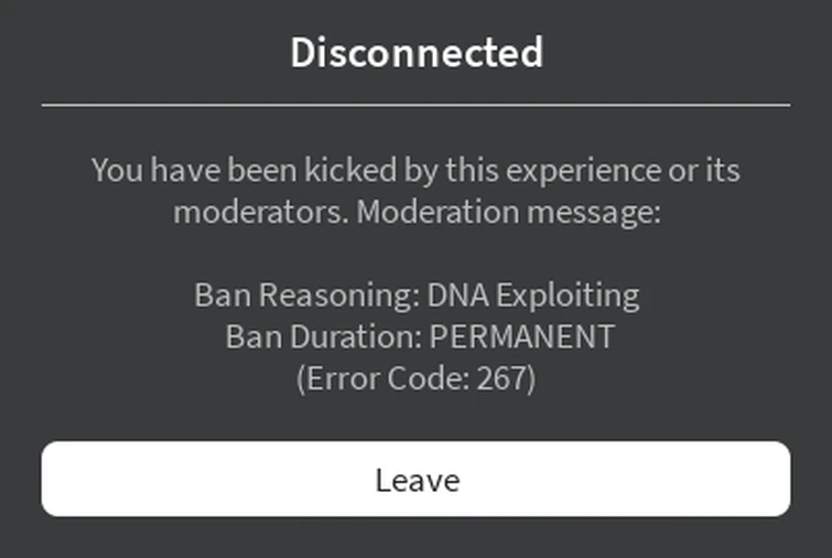 Somehow, I got a fake ban message | Fandom