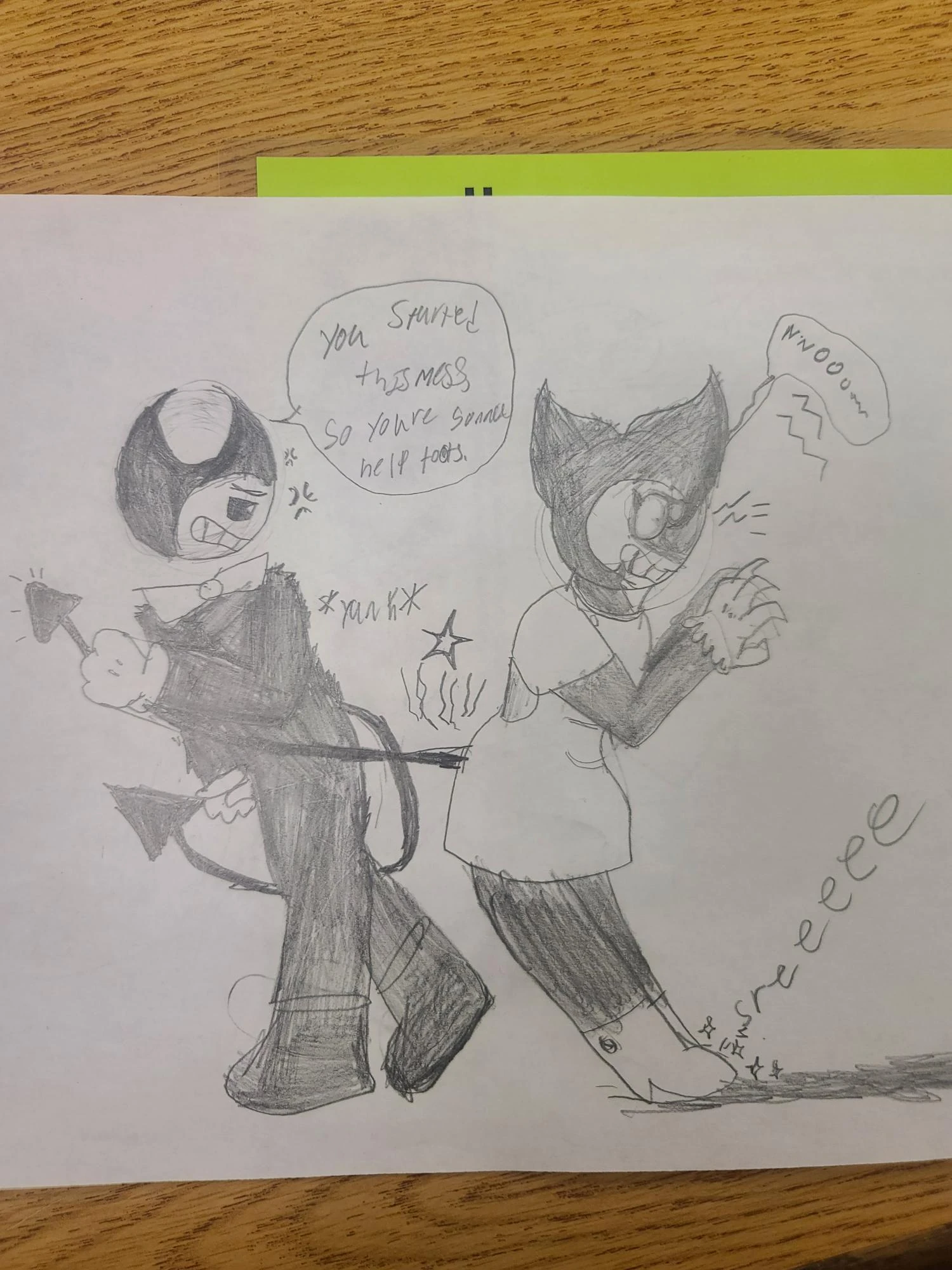 Bendy & Ida beef doodle | Fandom