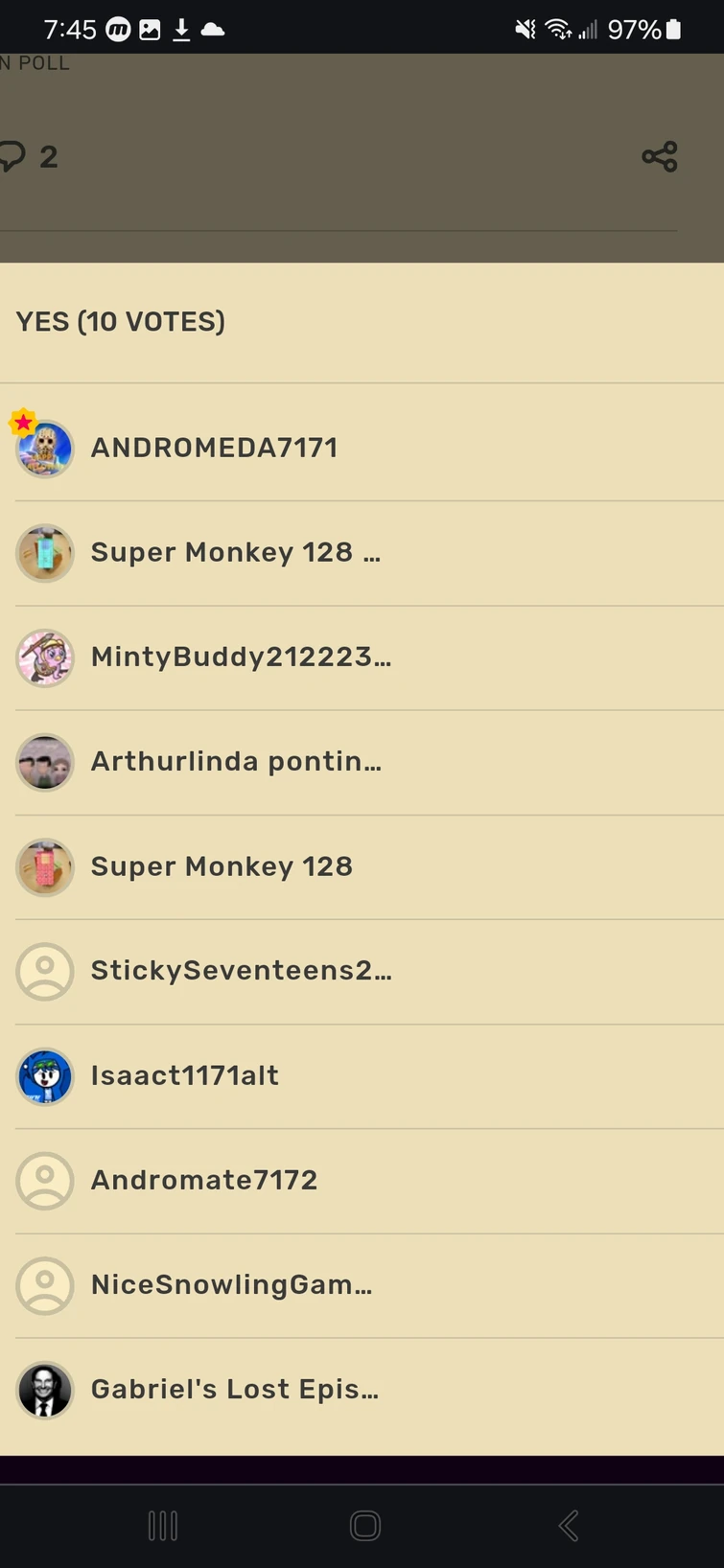 Voting has ended! Time to see the results! | Fandom