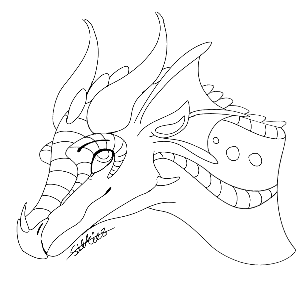 Free to use rainwing base (headshot) | Fandom