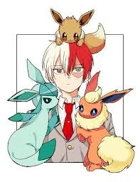 Shoto Todoroki with vulpix and alolan vulpix | Fandom