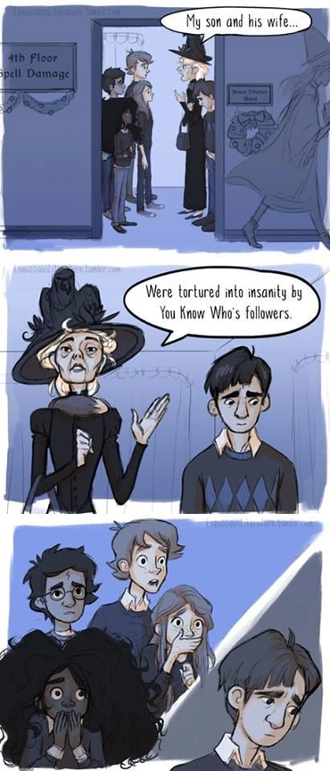 Which version of the reveal of Neville's parents fate do you prefer(in ...