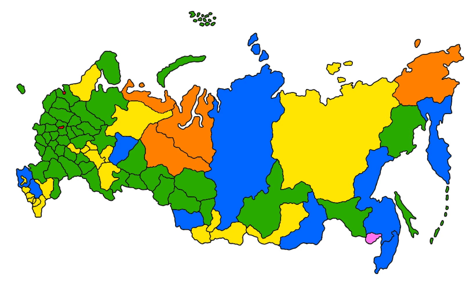 Map of the Russian federal subjects | Fandom