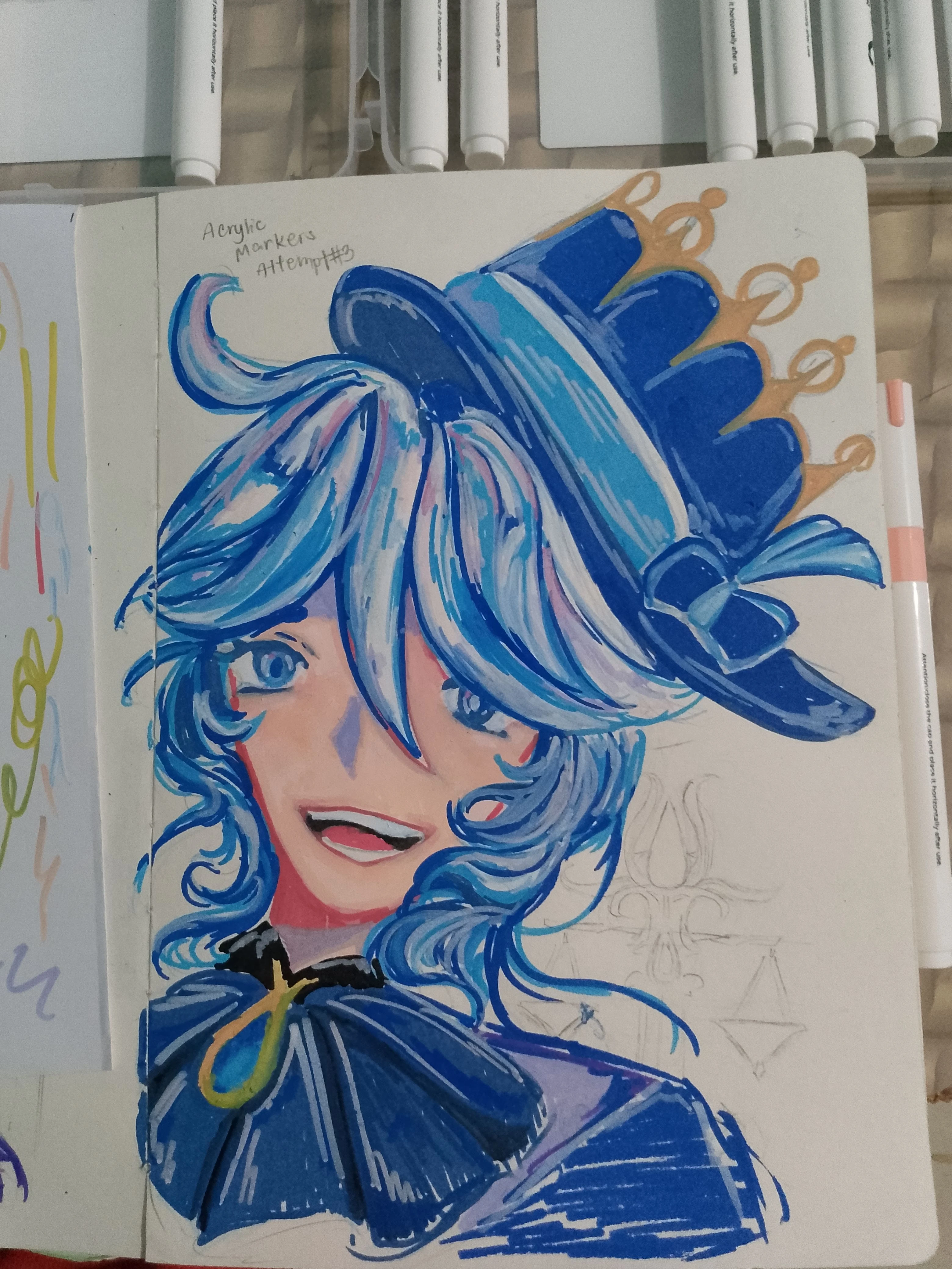 So uh...lazy redraw or remake of my old furina drawing.. | Fandom