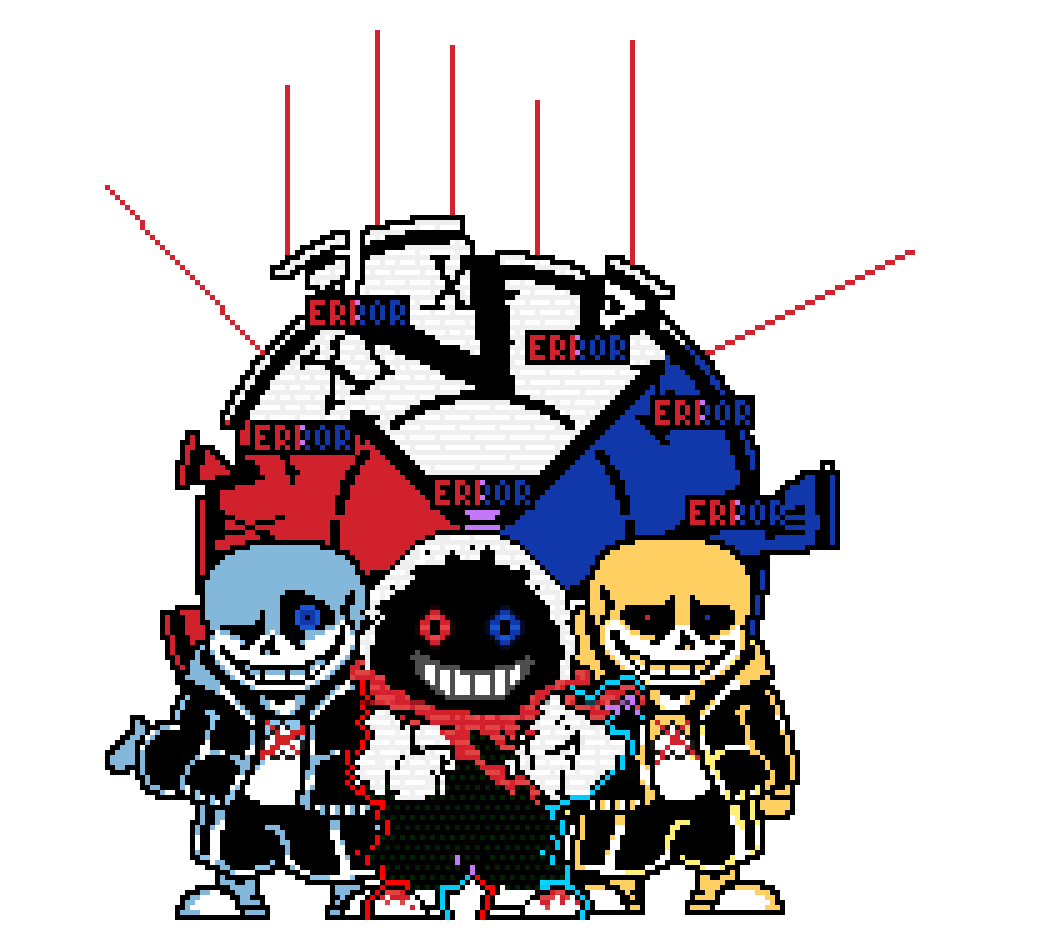 Unfinished Business! Fatal Error Sans Gasters Betrayal Variation 3 | Fandom