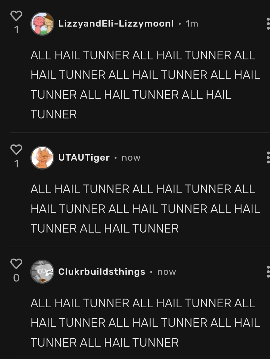 "all hail Tunner" 💔💔💔🗣️🗣️🔥🔥🔥 | Fandom