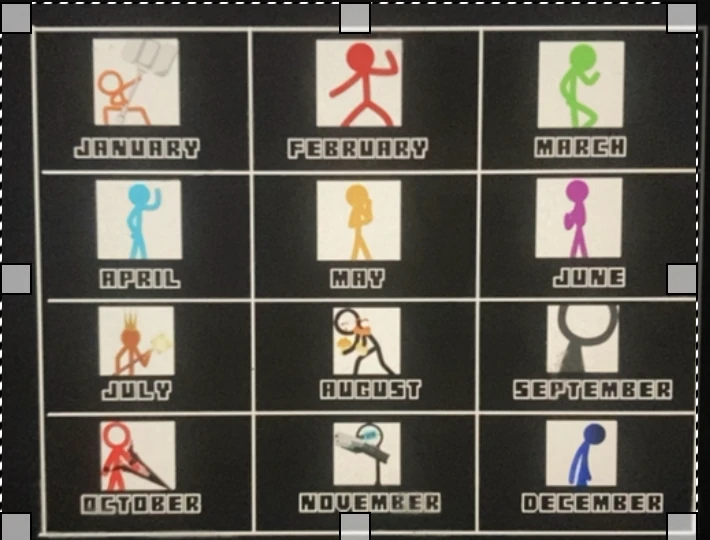 Your birth month determines which stick figure is your best friend ...