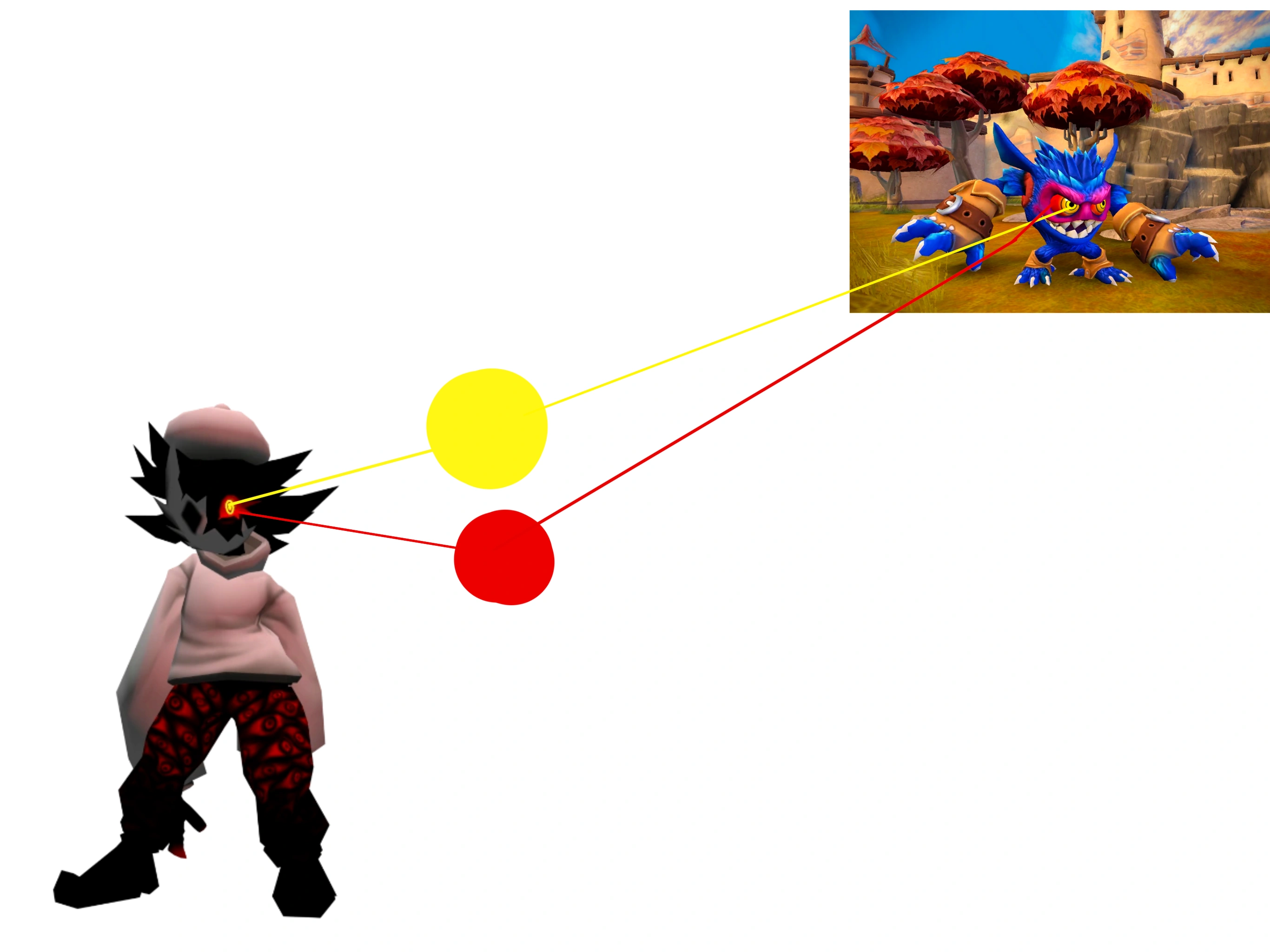 Is just me or Folly has the same eye color scheme as the beast version ...