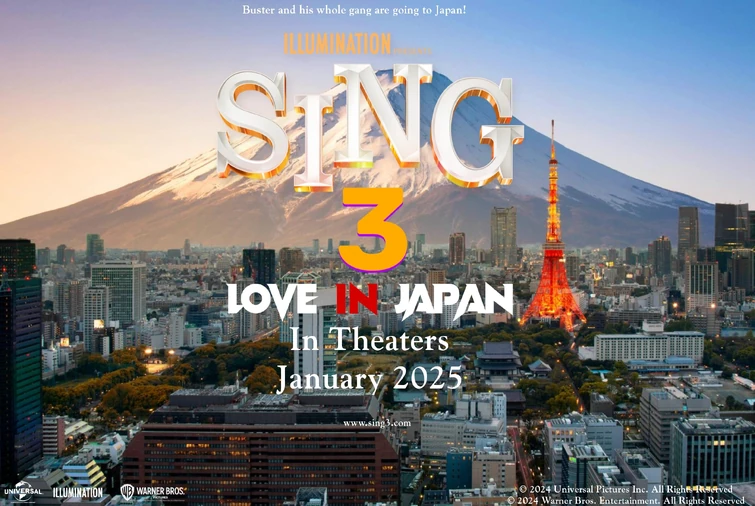 Illumination has to announce Sing 3: Love in Japan to find one of the ...