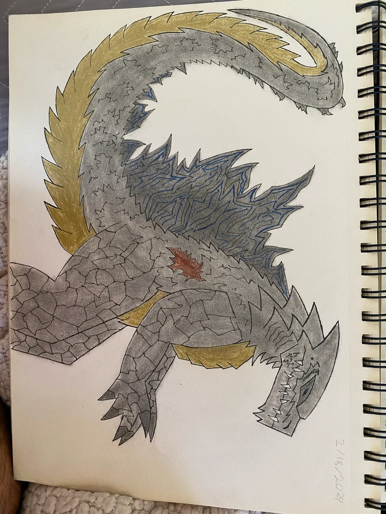 My Godzilla 2014 redesign and my Godzilla 2019/2021 redesign. Which one ...