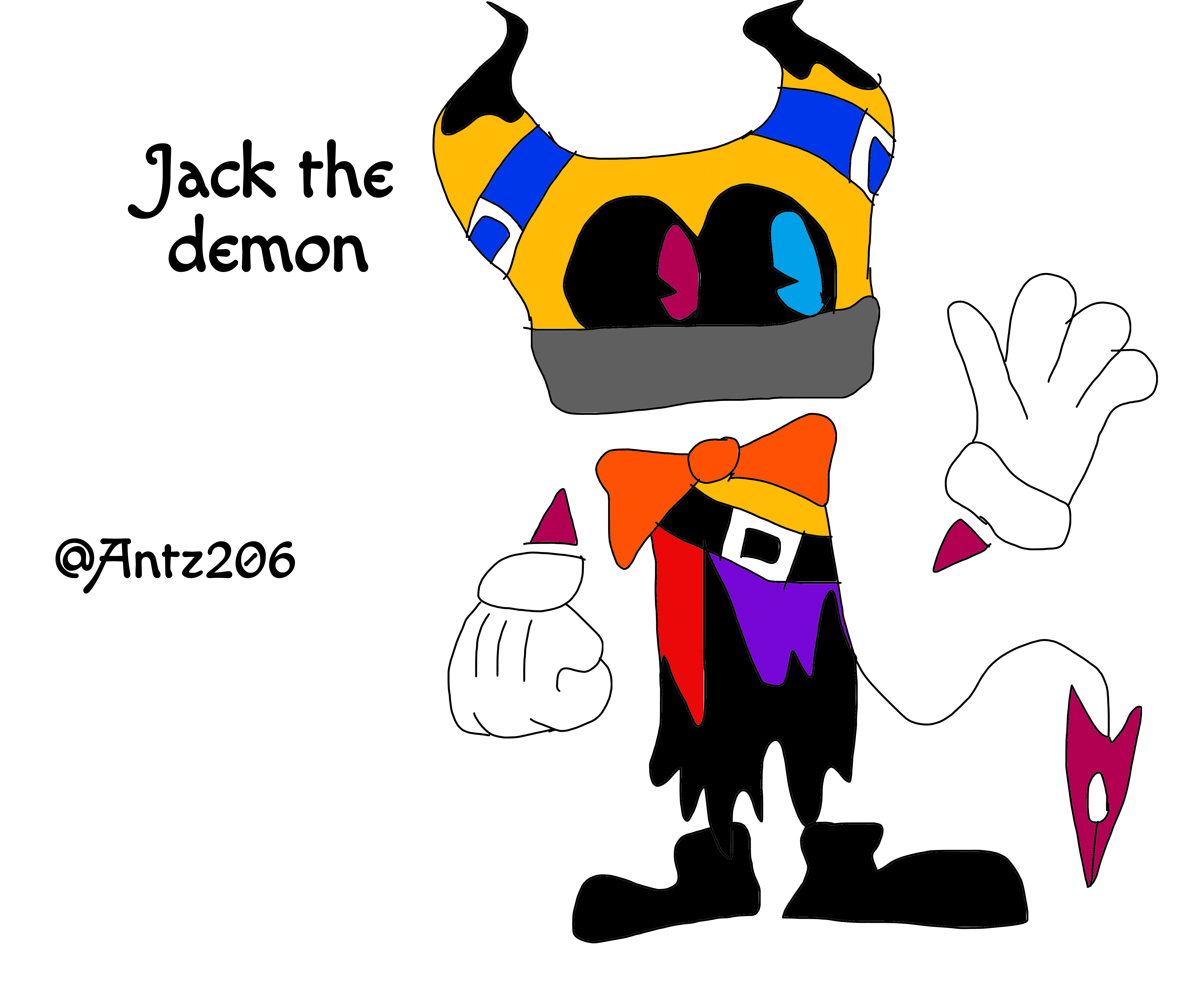 My oc Jack the demon forms | Fandom