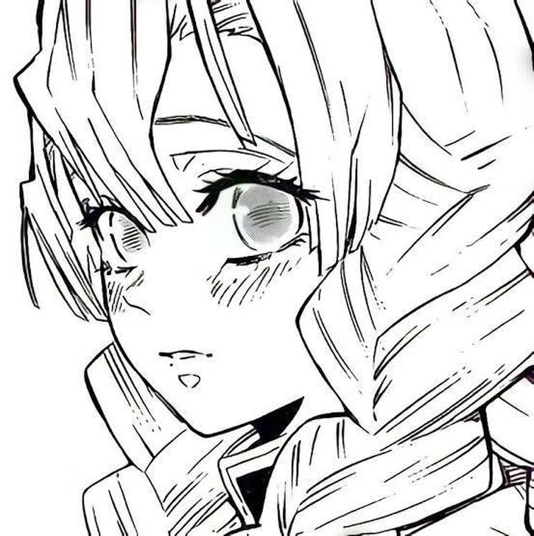 Mitsuri colored manga panel/pride month profile pic | Fandom