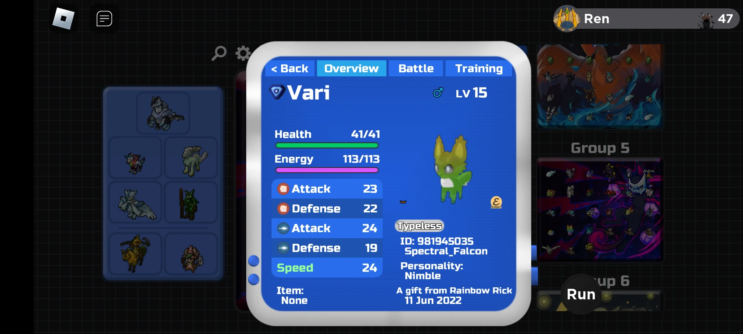 What should I evolve my rainbow Vari into | Fandom