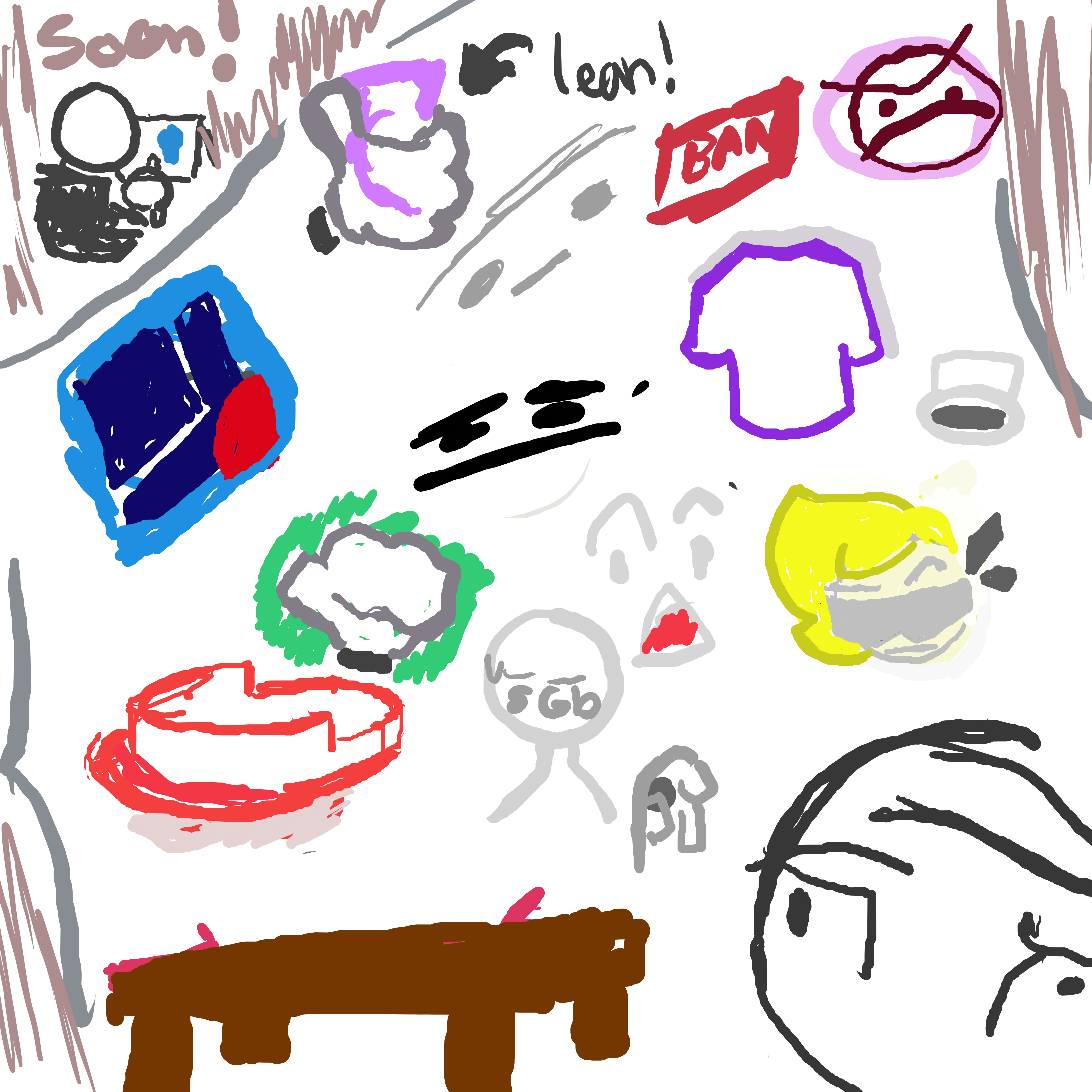 I drew some things as practice for my drawing ipad | Fandom