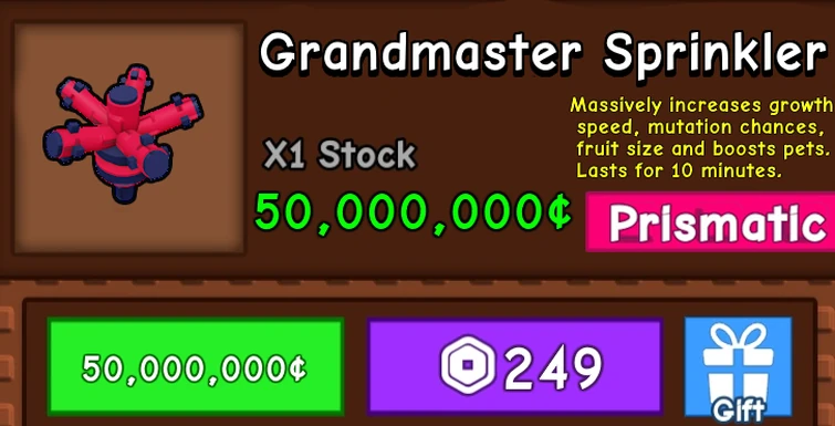 Grandmaster Sprinkler (REAL) | Fandom