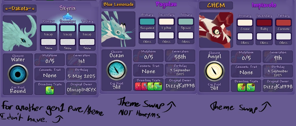 Swapping Themed Dragons & Pure Gen 1 Skyrix | Fandom