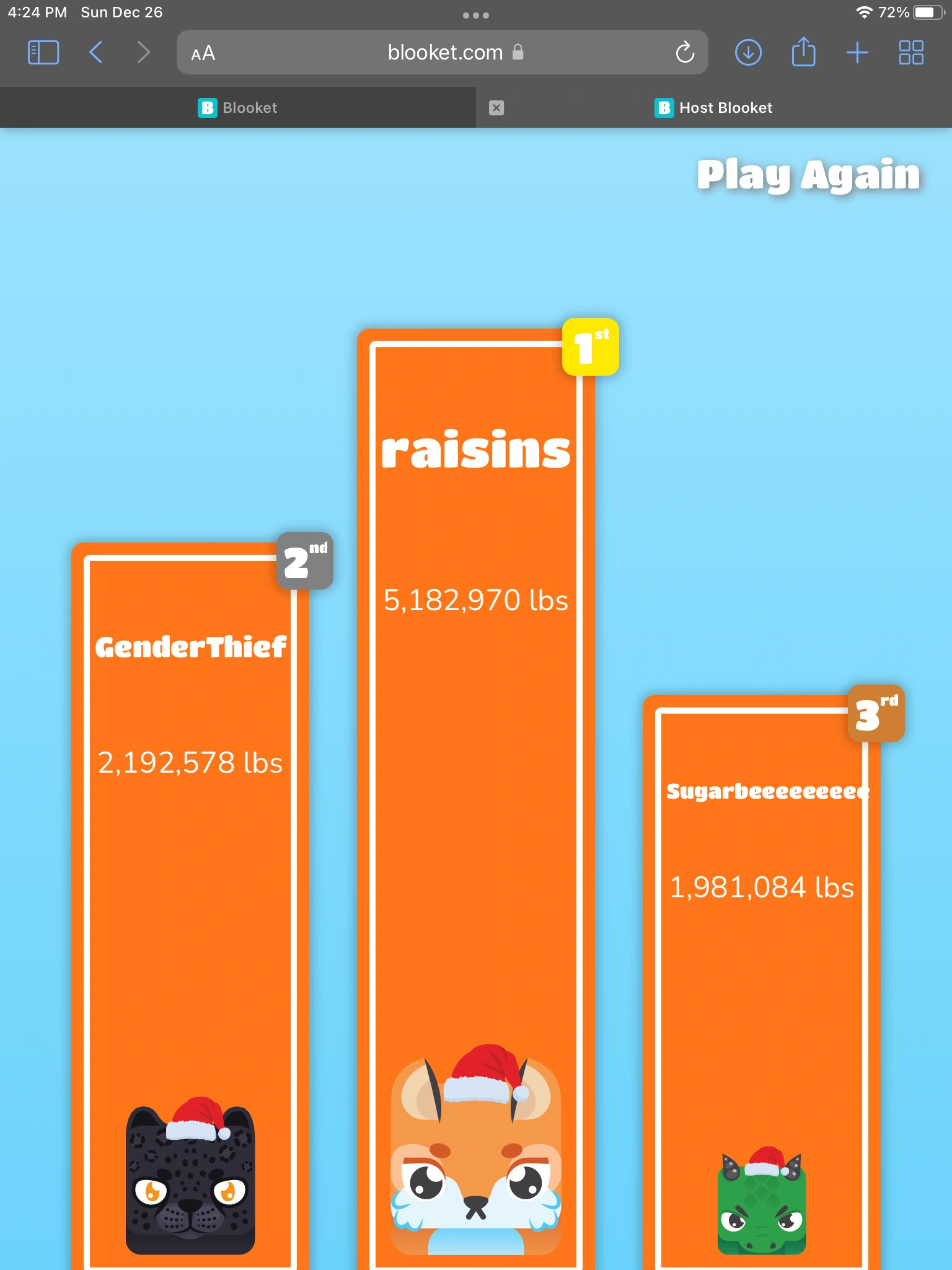 RESULTS OF THE BLOOKET | Fandom