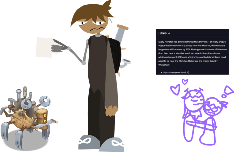 you guys LOVED my human piplash so here's my gijinka'd vhenshun!!! | Fandom