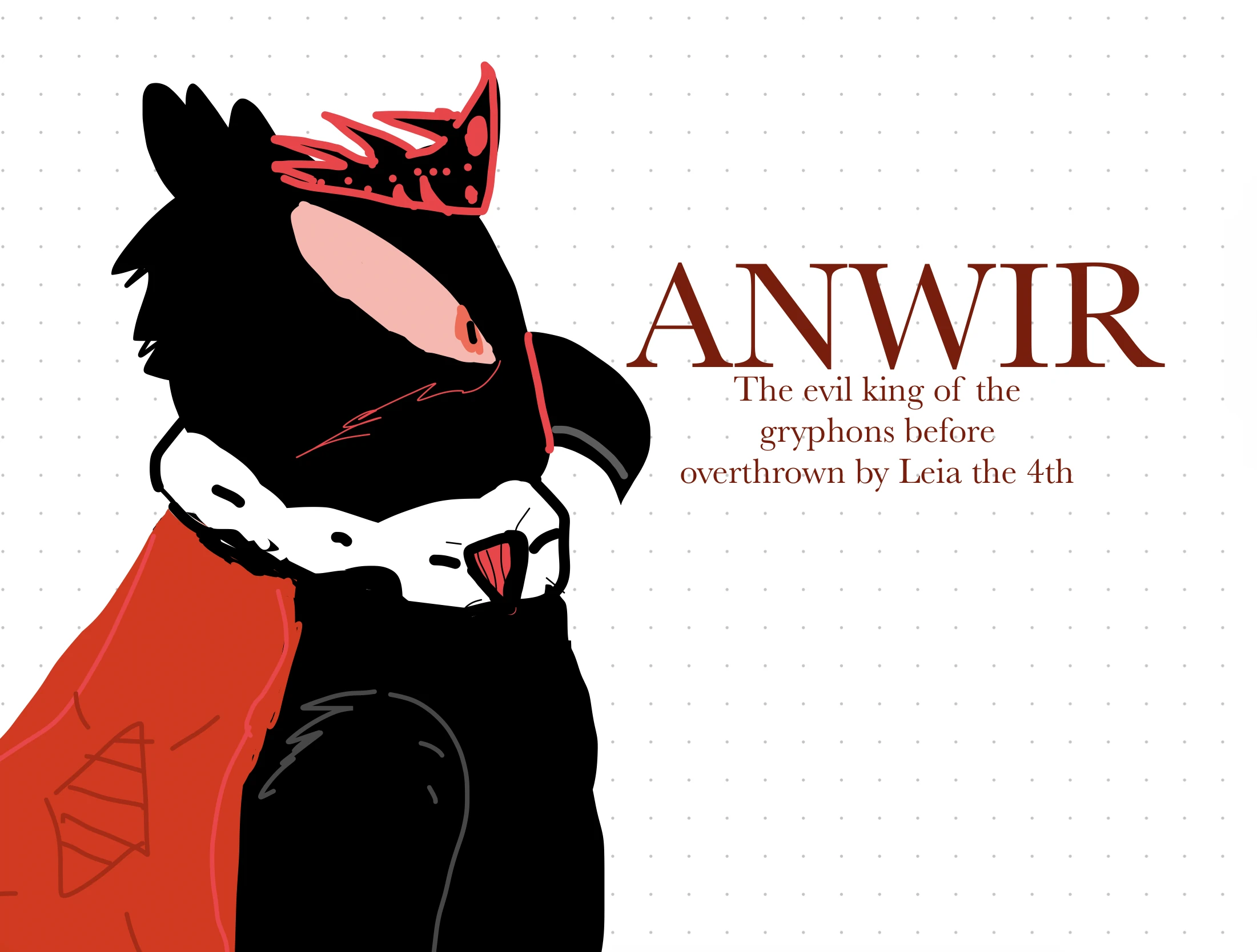 Dumb art of my Gryphon OC | Fandom