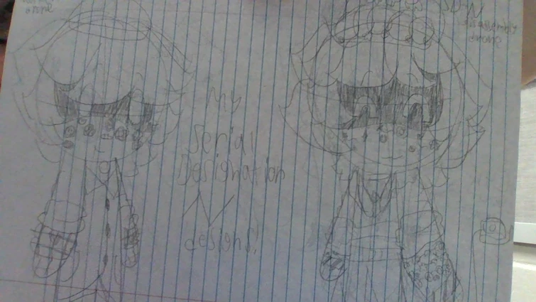 Serial Designation N + Cyn design sketches! | Fandom