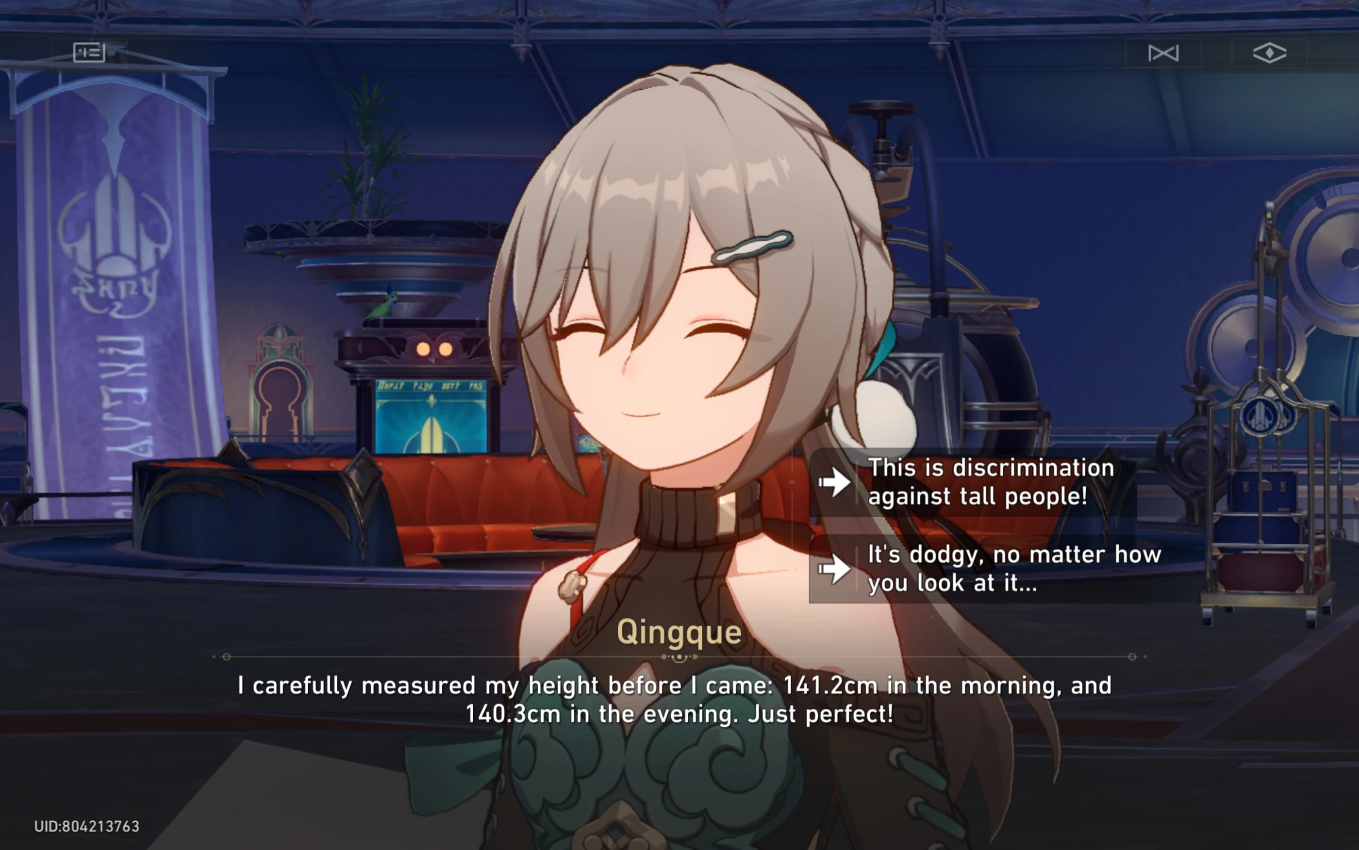 Woah Qingque canon height?? | Fandom