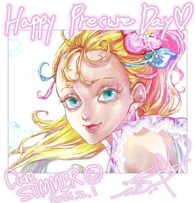 Illustrations related to Pretty Cure drawn by the voice actors of the ...