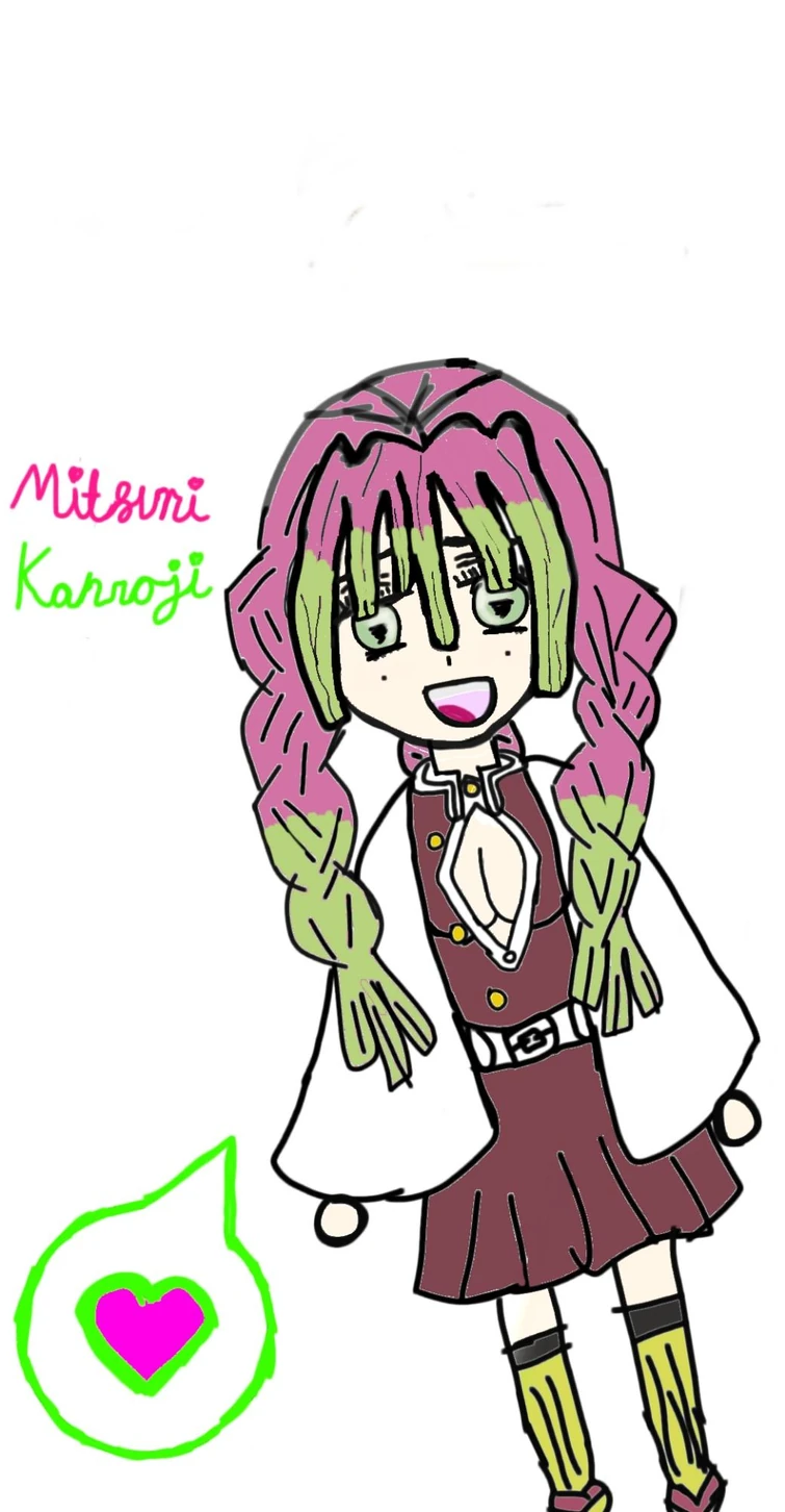 Mitsuri drawing! | Fandom