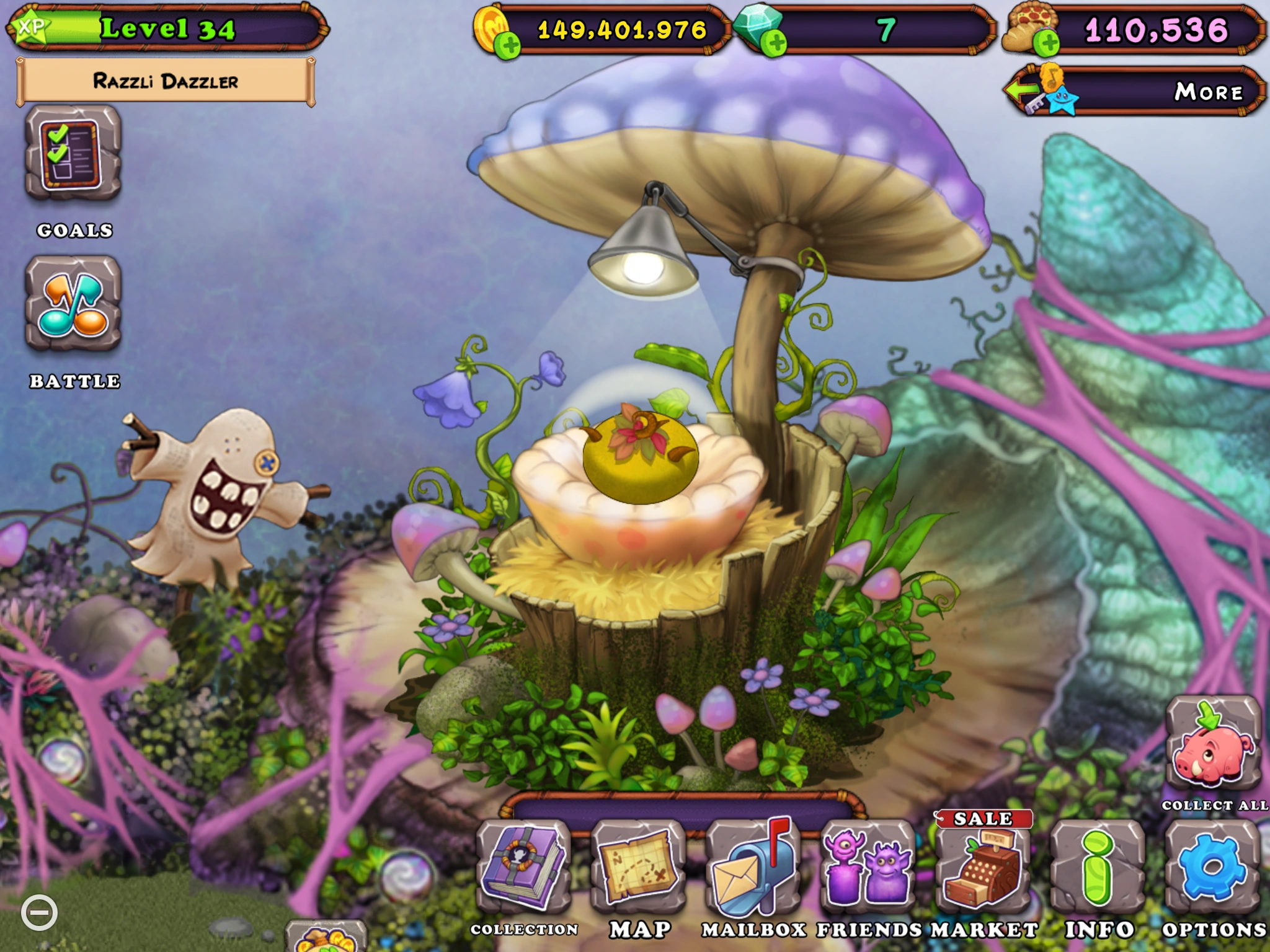 I finally got a rare entbrat on my mirror plant island so now the ...