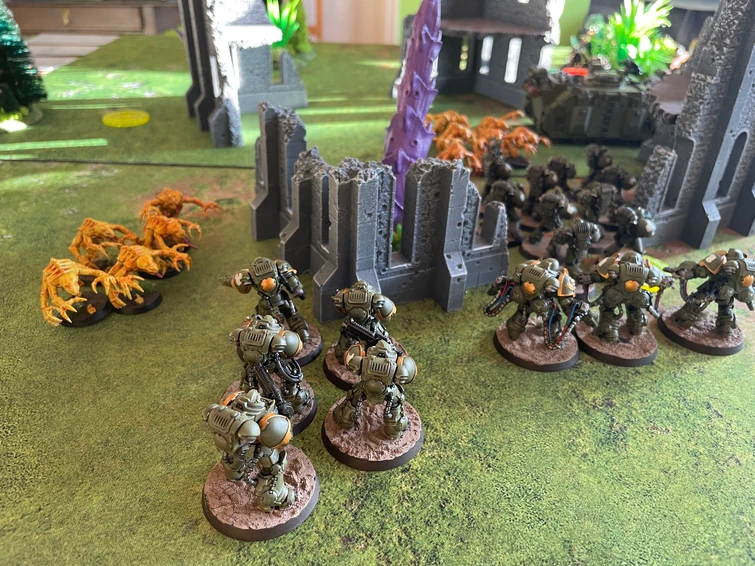 Battle Report: Space Marines V GSC | Fandom