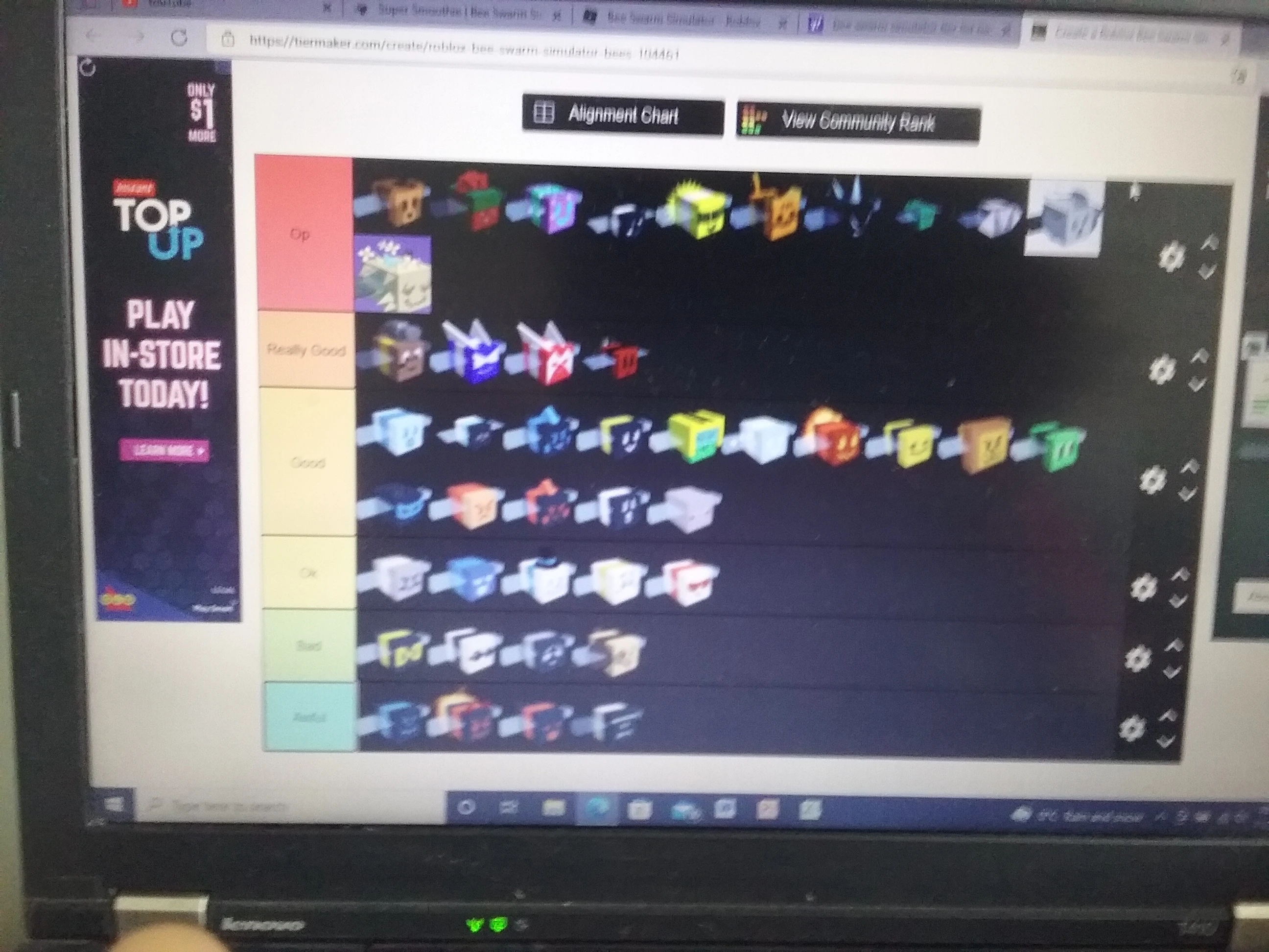 Bee swarm tier list | Fandom