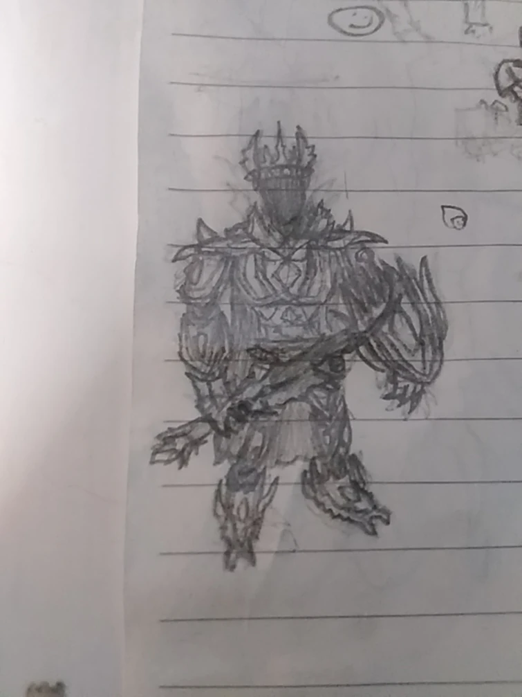Amateur drawing of Fallen King over 2 days (no reference) | Fandom