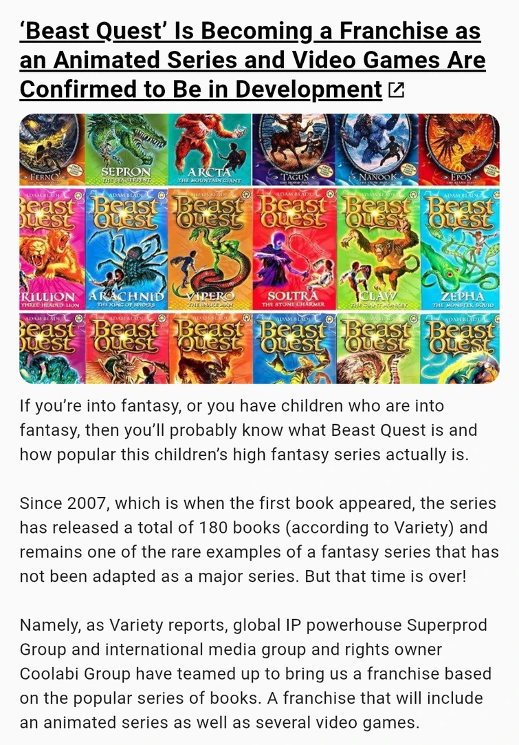 Discuss Everything About Beast Quest Wiki | Fandom