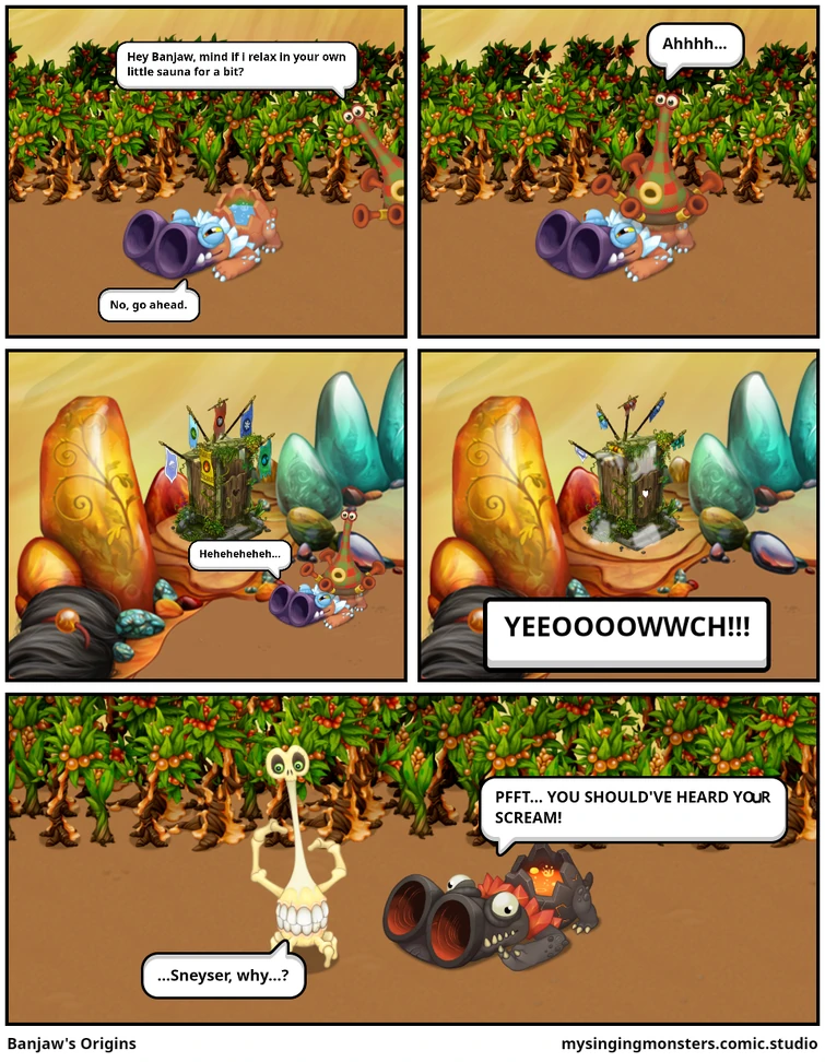 My Comical Monsters #1: Banjaw's Origins | Fandom