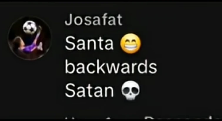 santa backwards atnas | Fandom