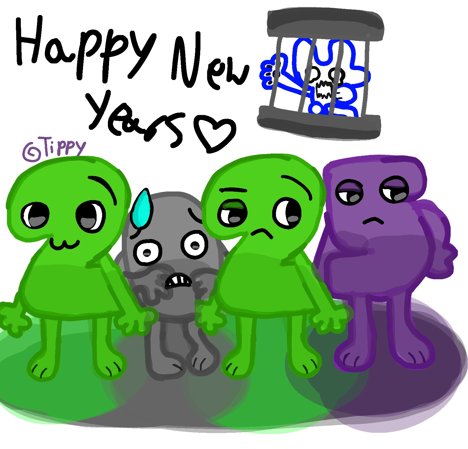 New Years art (Lazy) | Fandom